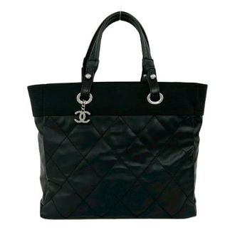 Chanel Pre-owned Paris-Biarritz Leder Canvas Tote Bag - - Pre-owned - Damen - Schwarzk - ONE SIZE
