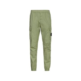 Stone Island Pantalon cargo en coton m&eacute;lang&eacute;