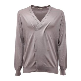 Paolo Pecora Cardigan Strickjacke - - Knitwear - Herren - Grau - S
