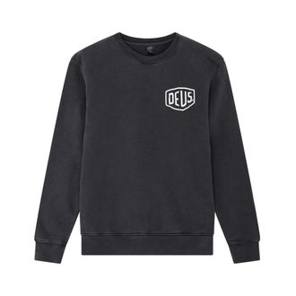 Deus Shield GD Crew - Homme - Sweatshirts et sweats &agrave; capuche - Noir - Taille: XL