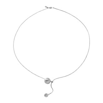 Dansk Copenhagen Signe Collier Simple - Femme - Accessoires - Gris - Taille: ONE Size