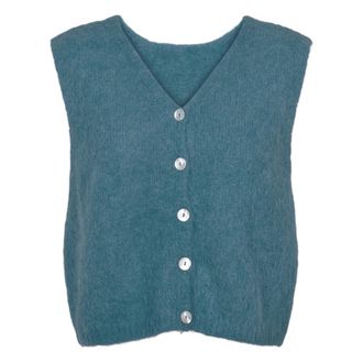 Americandreams Americandreams, Femme, Pulls, Bleu, Taille: 40 FR Telma Vest