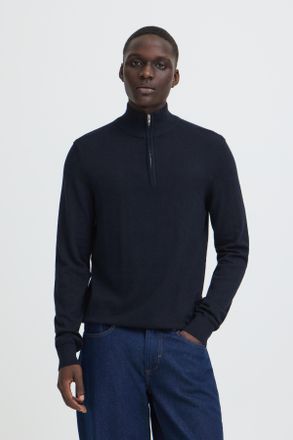 Blend BHBAGGE HALF ZIPP KNIT Baumwollmischung, regular fit