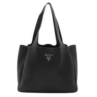 Prada Pre-owned Vitello Daino Soft 2way Tote Bag - Femme - Pre-owned - Noir - Taille: ONE Size
