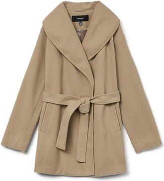 Vero Moda Vmclaudia Jacket GA Boo Veste, Gris Clair, M Femmes