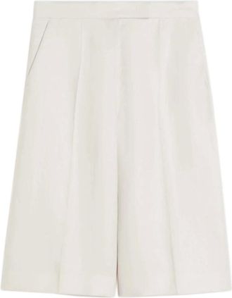 Max Mara Femme, Shorts, Blanc, Taille: 38 FR Long Shorts