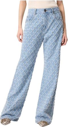 Pinko Pinko, Femme, Jeans, Bleu, Taille: W26 Wanda Wide Leg Jeans