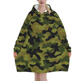 Generic Sweat &agrave; capuche avec drapeau du Canada et des &Eacute;tats-Unis pour femmes et hommes adultes surdimensionn&eacute;s pour une couverture douce et chaude