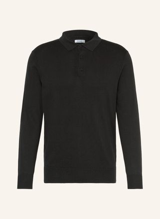 Paul Paul Strick-Poloshirt schwarz