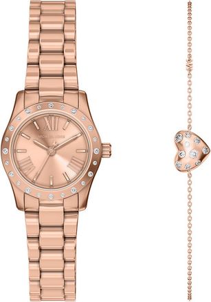 Michael Kors Uhr und Armband Set Michael Kors Lexington Set MK4994SET Rosa