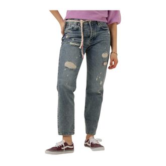 Scotch & Soda Blaue Slim Boyfriend Jeans - All Tied Up - - Jeans - Damen - Blau - W31