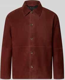 Selected Regular Fit Lederjacke aus echtem Ziegenleder Modell RORY