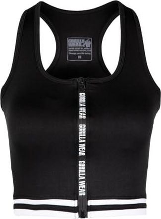 Gorilla Wear Gorilla Wear Neiro Seamless T-Shirt Haut Crop, Noir, XS Femme