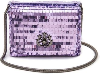 Isla Paetê Geórgia Schultertasche - Violett