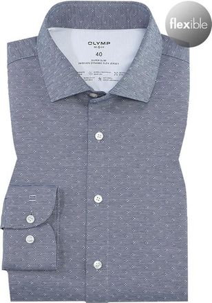 Olymp Herren Hemd blau Slim Fit