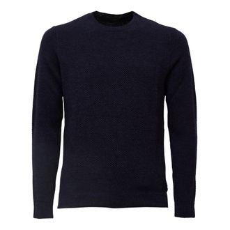 Zanone Rundhals-Strickware - - Knitwear - Herren - Blau - 3XL