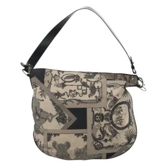 Ferragamo Pre-owned Canvas schultertasche - - Pre-owned - Damen - Grau - ONE SIZE