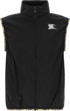 Burberry Homme, Vestes, Noir, Taille: S Gilet en nylon