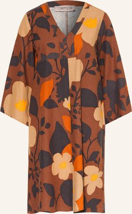 Cartoon Cartoon Kleid Mit 3/4-Arm braun