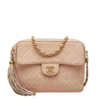 Chanel Pre-owned Sac bandouli&egrave;re vintage - Femme - Pre-owned - Beige - Taille: ONE Size