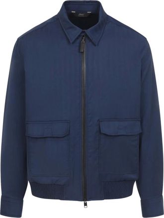 Brioni Homme, Vestes, Bleu, Taille: L Veste en laine