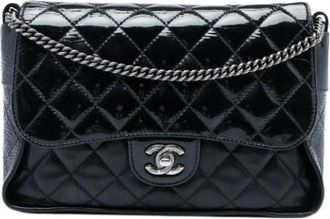Chanel Sac bandouli&egrave;re vintage Pre-owned - Femme - Pre-owned - Noir - Taille: ONE Size