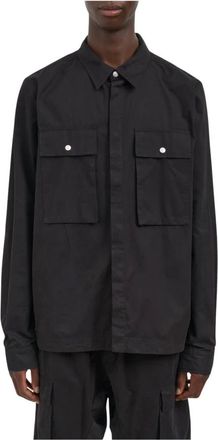 Thom Krom Homme, Vestes, Noir, Taille: M Chemise utilitaire &agrave; manches longues