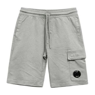 C.P. Company C.p. Company, Homme, Shorts, Gris, Taille: M Bermuda Cargo Light Fleece