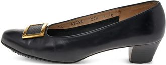 Ferragamo escarpins 45 mm en cuir - Noir