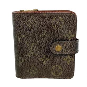 Louis Vuitton Pre-owned Vintage Canvas Bi-fold Geldb&ouml;rse - - Pre-owned - Damen - Braun - ONE SIZE