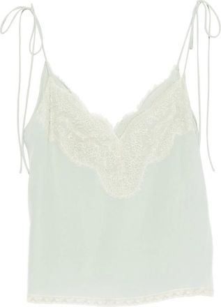 Valentino Laced-trim Blouse
