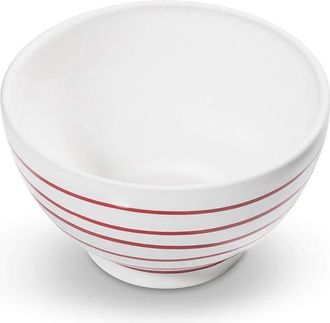 Gmundner Keramik Müslischale groß Füllmenge : 0.4 Liter Rotgeflammt Geschirr, handgemacht in Österreich