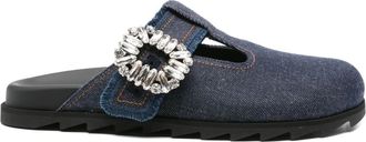 Roger Vivier Loafer - Sandals Blue - Gr. 39 (EU) - in Blau - f&uuml;r Damen