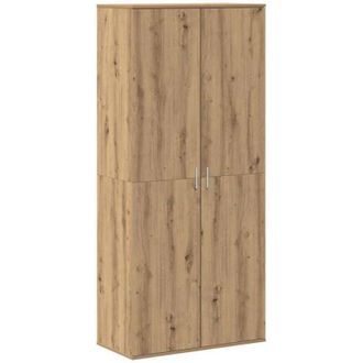 vidaXL Vidaxl - Hochschrank Eiche handwerklich 80 x 39 x 178 cm Holzwerkstoff