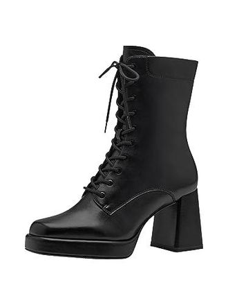 Tamaris Femme Bottines, Dame Bottines &agrave; Plateforme,TOUCHit,Bottes,Demi-Bottes,Bottes &agrave; Plateforme,Haut,Black,37 EU