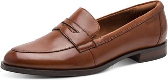 Tamaris Damen Slipper Leder braun 38