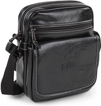 Lois Umhängetasche Herren Klein mit verstellbarem riemen - Herren Umhängetasche Klein hergestellt aus hochwertigen Materialien - Dauerhaft Kleine Umhängeta