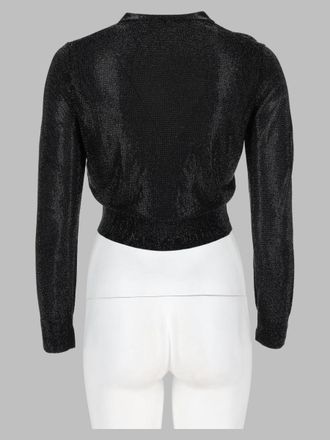 Alexander Wang Beaded Viscose Cardigan - Black