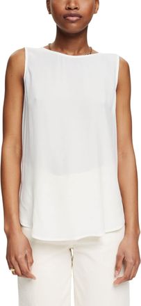 Esprit Damen 052CC1F313 Bluse, 110/OFF White, XXL