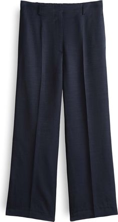 someday Damen City Pants | City Pants CISILIA Classic aus leicht schimmernden Viskose-Leinen Mix Ocean, 38