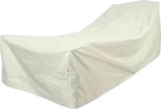 OSALADI Oxford Gartenliegestuhlbezug Beige 210D 208X76X41/79Cm Sonnenschutzbezug f&uuml;r Outdoor Relaxsessel Gartenstuhl Schutzh&uuml;lle Abnehmbar Wetterfest