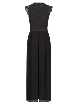 Apart Fashion APART Overall mit Spitzenoberteil und aus hochwertigem Material, schwarz, 46