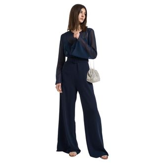 P.A.R.O.S.H. P.a.r.o.s.h., Femme, Combinaisons et Ensembles, Bleu, Taille: 42 FR Panty26 Jumpsuit