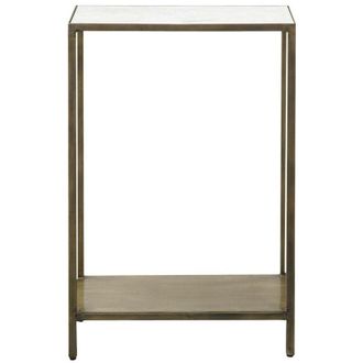 Made In Meubles Made In Meubles - Console en métal et marbre Pomme