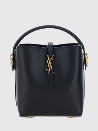 Saint Laurent Mini sac &agrave; main Le 37 en cuir dagneau lisse avec monogramme YSL