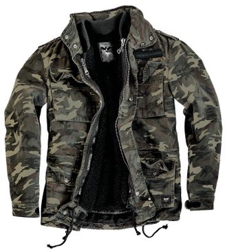 Black Premium by EMP Herren Camouflage Jacke mit Innenjacke XXL