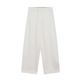 Max Mara Pantalone Jogging Pure - - Trousers - Damen - Wei&szlig; - M