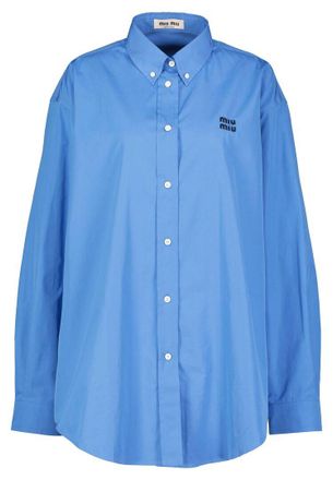 Miu Miu Damen Bluse Oversized Fit
