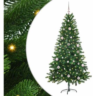 vidaXL Weihnachtsbaum mit 150 LEDs mit St&auml;nder Gr&uuml;n 150 cm PE vidaXL