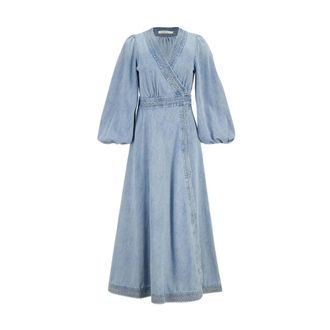 Zimmermann Wrap Kleider - - Dresses - Damen - Blau - L